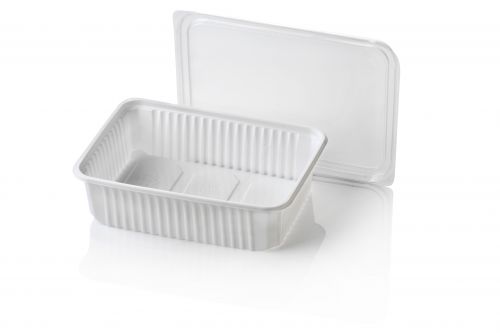 PP tray 180/48 750cc th WHITE